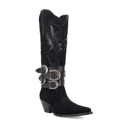 Click here for Dingo Womens Buck Wild Suede Leather Boot Block He... prices