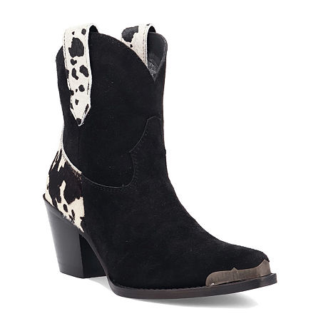 Click here for Dingo Womens Texas Charm Suede Leather Bootie Bloc... prices