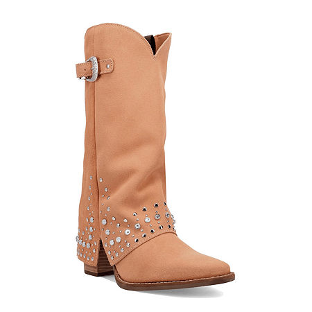 Click here for Dingo Womens Howdy Honey Suede Leather Boot - Oran... prices