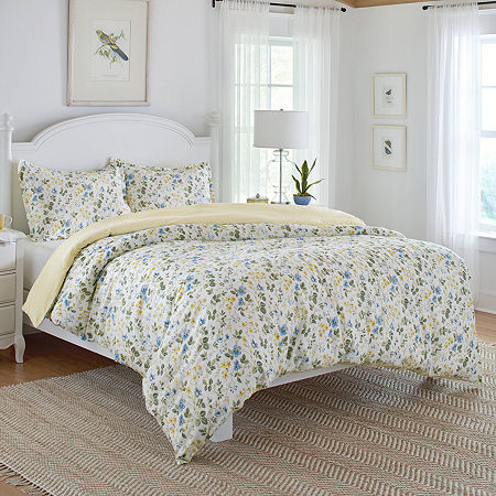 Click here for Laura Ashley Meadow Floral 3-Pc. Duvet Cover Set... prices