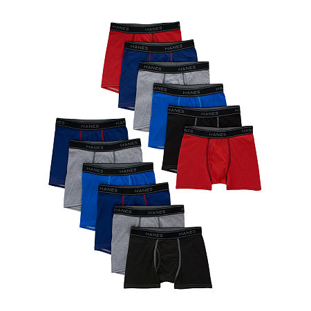 Click here for Hanes Big Boys 10+2 Boxer Briefs Bonus Pack  Mediu... prices