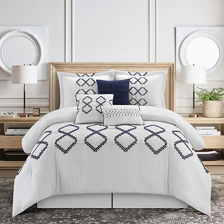 Click here for Stratford Park Maya 7-pc. Geometric Midweight Comf... prices