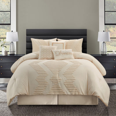 Stratford Park Eloise 7-pc. Geometric Midweight Comforter Set - JCPenney