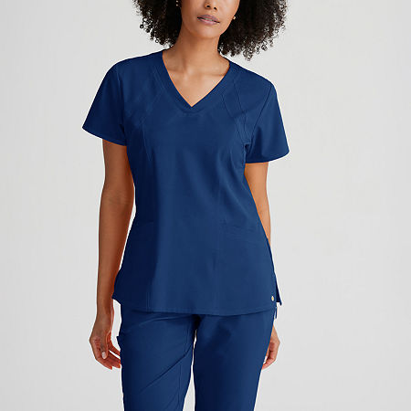 Click here for Barco One 5105 Racer 4-Pocket Womens V Neck Short... prices