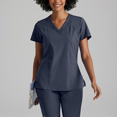 Click here for Barco One 5105 Racer 4-Pocket Womens V Neck Short... prices