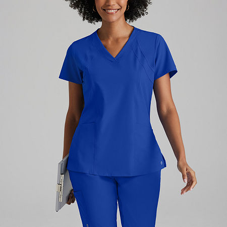 Click here for Barco One 5105 Racer 4-Pocket Womens Plus Tall V N... prices