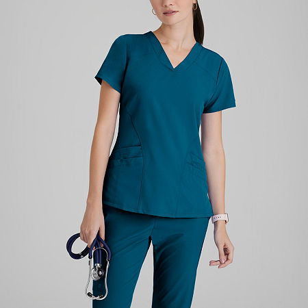 Click here for Barco One 5106 Pulse 5-Pocket Womens V Neck Short... prices