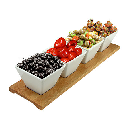 Click here for Elama Signature Modern 5-pc. Appetizer and Condime... prices