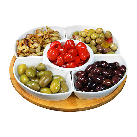 Click here for Elama Signature 12 1/4 Inch 6pc Lazy Susan Appetiz... prices