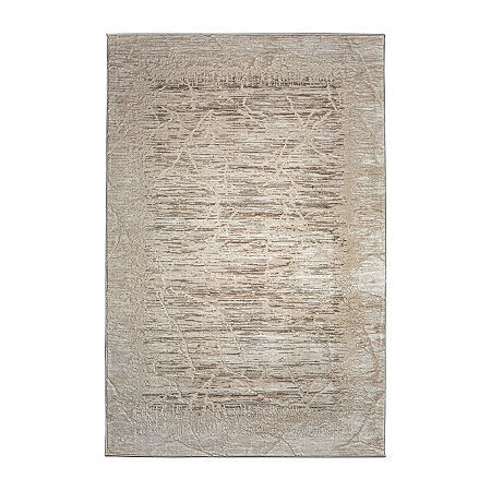 Closeout! Km Home Davide 1229 33 x 411 Area Rug - Beige