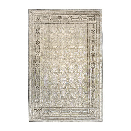Closeout! Km Home Davide 1231 33 x 411 Area Rug - Beige