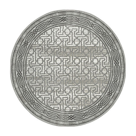 Click here for Closeout! Km Home Davide 1231 53 x 53 Round Area R... prices