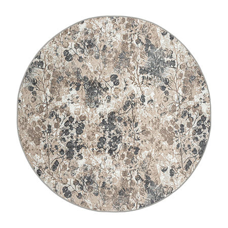 Click here for Radici Livigno Floral Indoor Round Area Rug  One S... prices