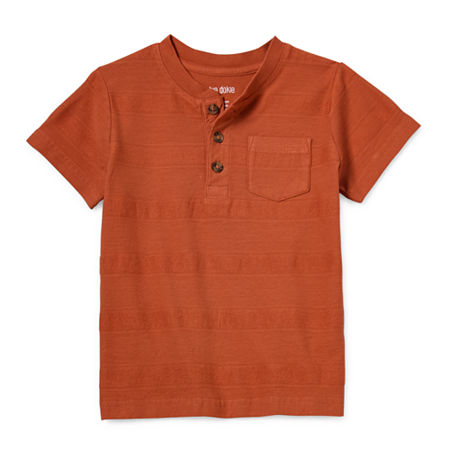 Click here for Okie Dokie Toddler & Little Boys Henley Neck Short... prices