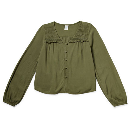 Click here for Thereabouts Little & Big Kid Girls V Neck Long Sle... prices