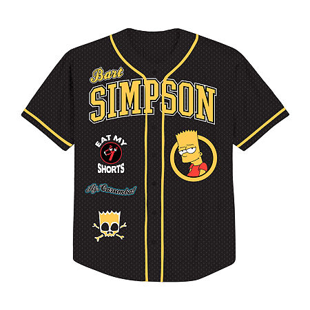 Click here for Little & Big Kid Boys V Neck The Simpsons Short Sl... prices