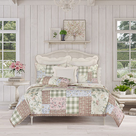 Piper & Wright Eloise Reversible Quilt  King/California King - Dusty Rose