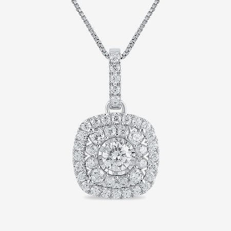 Click here for Womens 1 CT. T.W. Lab Grown White Diamond 10K Whit... prices