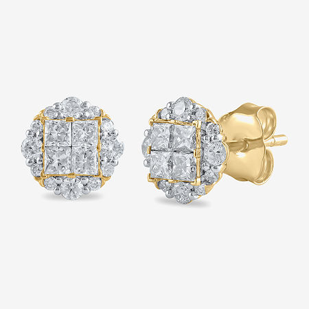 Click here for 1 CT. T.W. Lab Grown White Diamond 10K Gold 8.5mm... prices