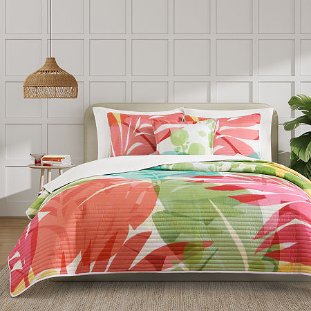 Click here for J by J Queen Bold Tiki 3-Pc. Quilt Set  Full/Queen... prices