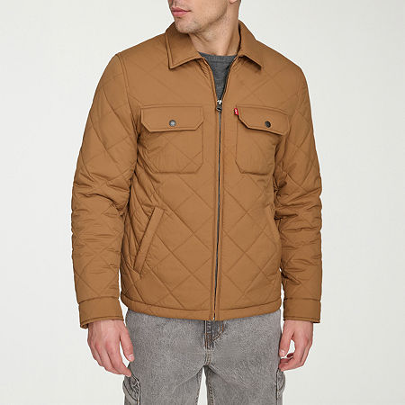Click here for Levis Mens Quilted Depot Jacket - Brown prices