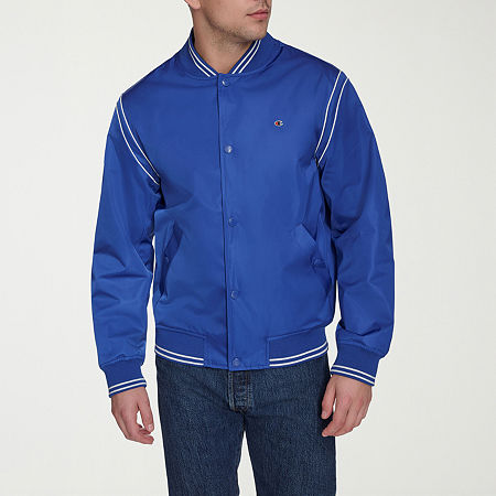Click here for Champion Mens Midweight Bomber Jacket  Large  Blue prices