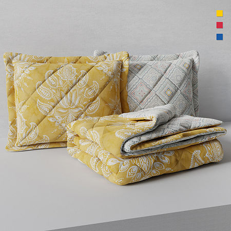 Click here for Color Sense 3 Pieces Reversible Quilt Sets  One Si... prices