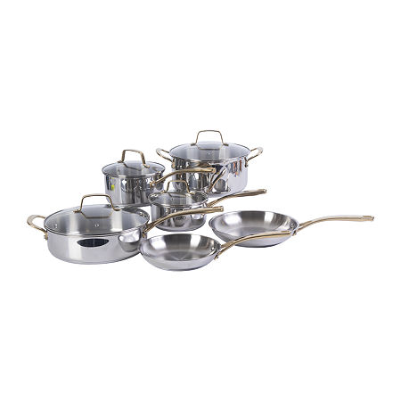 Click here for Martha Stewart Castelle Stainless Steel 10-pc. Coo... prices