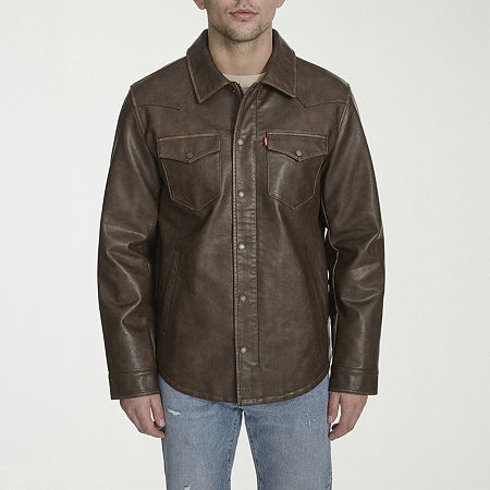 Click here for Levis Mens Midweight Shirt Jacket  Medium  Brown prices