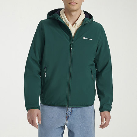 Champion Mens Lightweight Sport Shell Hooded Jacket - Rain Forest
