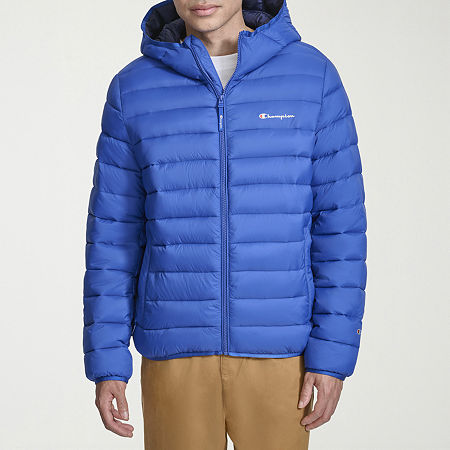 Champion Mens Performance Quilted Hooded Jacket - Surf The Web