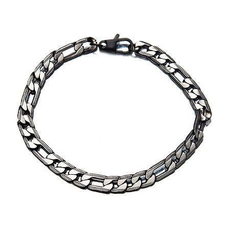 Click here for Mens Stainless Steel 8 1/2 Inch Figaro Chain Brace... prices