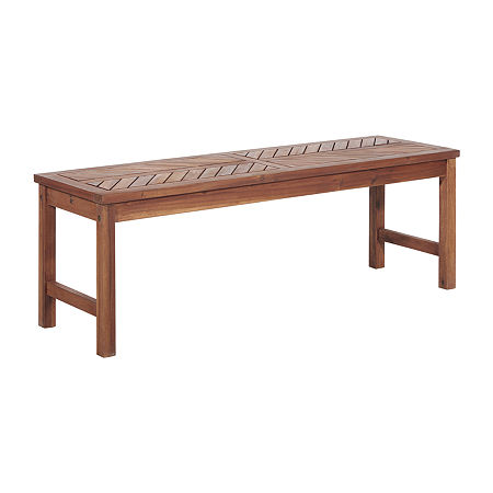 Click here for Vincent Patio Dining Bench  One Size  Brown prices