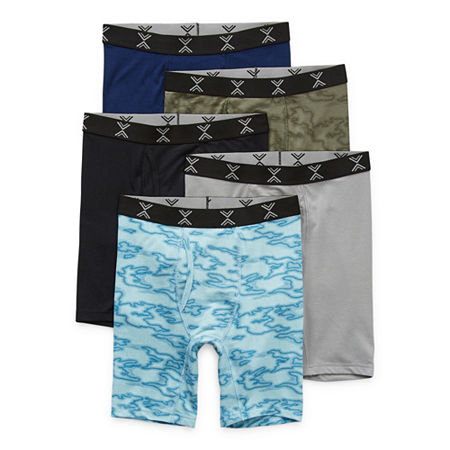 Click here for Xersion Big Kid Boys 5 Pack Boxer Briefs 302373  S... prices