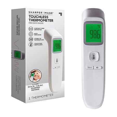 Click here for Sharper Image Touchless Thermometer  One Size  Whi... prices