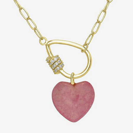 Click here for Sparkle Allure 14K Gold Over Brass 18 Inch Papercl... prices