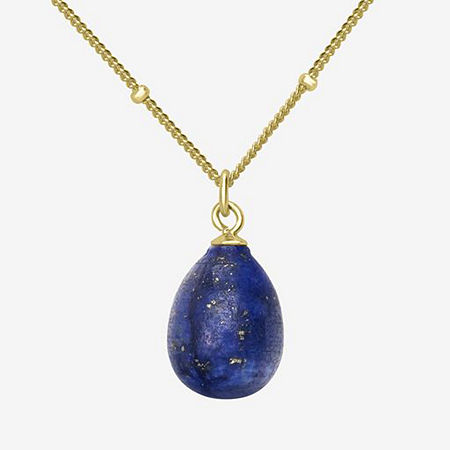 Click here for Sparkle Allure 14K Gold Over Brass 18 Inch Pendant... prices