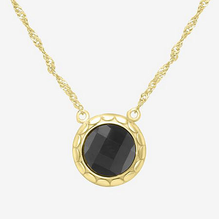 Click here for Sparkle Allure 14K Gold Over Brass 18 Inch Singapo... prices