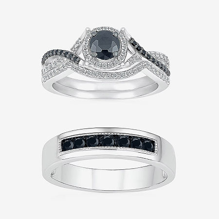 Click here for 8.50mm Unisex Adult 1 CT. T.W. Natural Black Diamo... prices