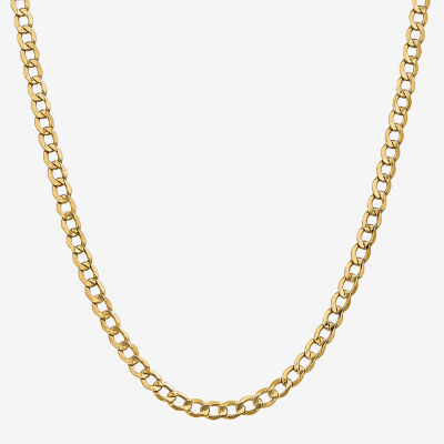 10K Gold Curb Chain Necklace - JCPenney
