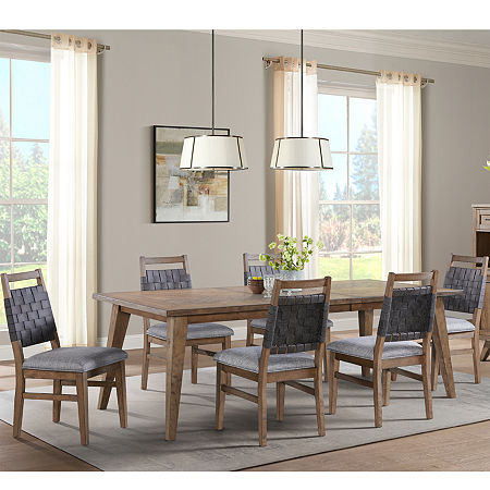 Click here for Bimini 7-pc. Dining Set with 6 Woven Side Chairs... prices