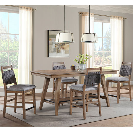 Click here for Bimini 5-pc. Counter Height Dining Set with 4 Wove... prices
