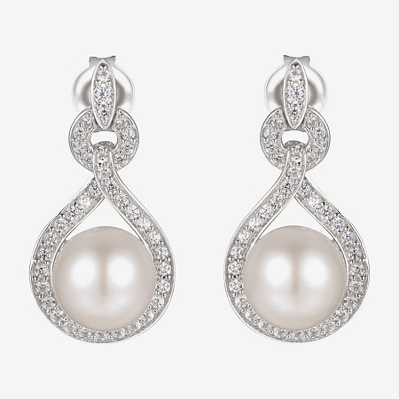 Click here for Womens White Cultured Freshwater Pearl Sterling Si... prices