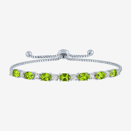 Click here for Gemstone Sterling Silver Bolo Bracelet  One Size... prices
