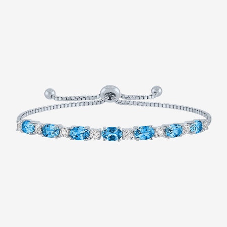 Click here for Gemstone Sterling Silver Bolo Bracelet  One Size... prices