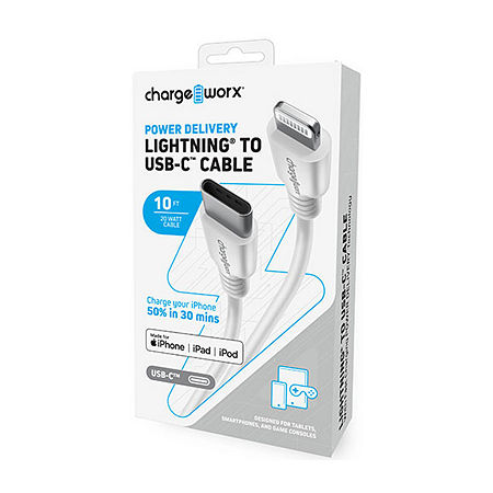 Click here for Chargeworx 6 Power Delivery Lightning To Usb-C Cbl... prices