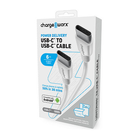 Click here for Chargeworx 6Ft Power Delivery Usb-C To Usb-C Cable... prices