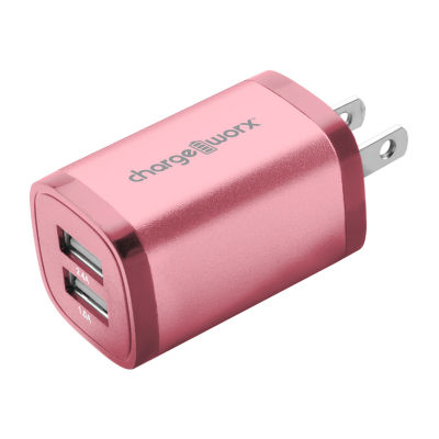 Chargeworx Dual Usb Wall Charger CHA-CX3075BK - JCPenney