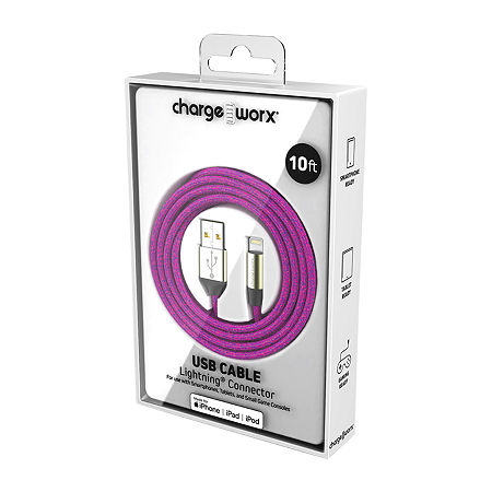 Click here for Chargeworx 10Ft Usb Cable Lightning Connector  One... prices