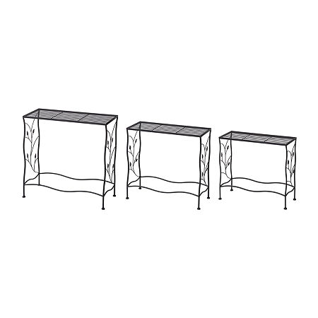 Click here for Glitzhome Set Of 3 Black Metal Planter Stands  One... prices